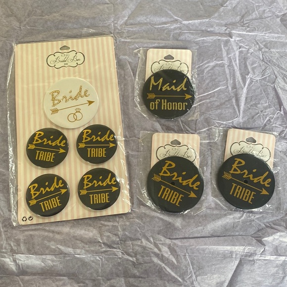 Icing | Party Supplies | Bride Tribe Bachelorette Buttons | Poshmark